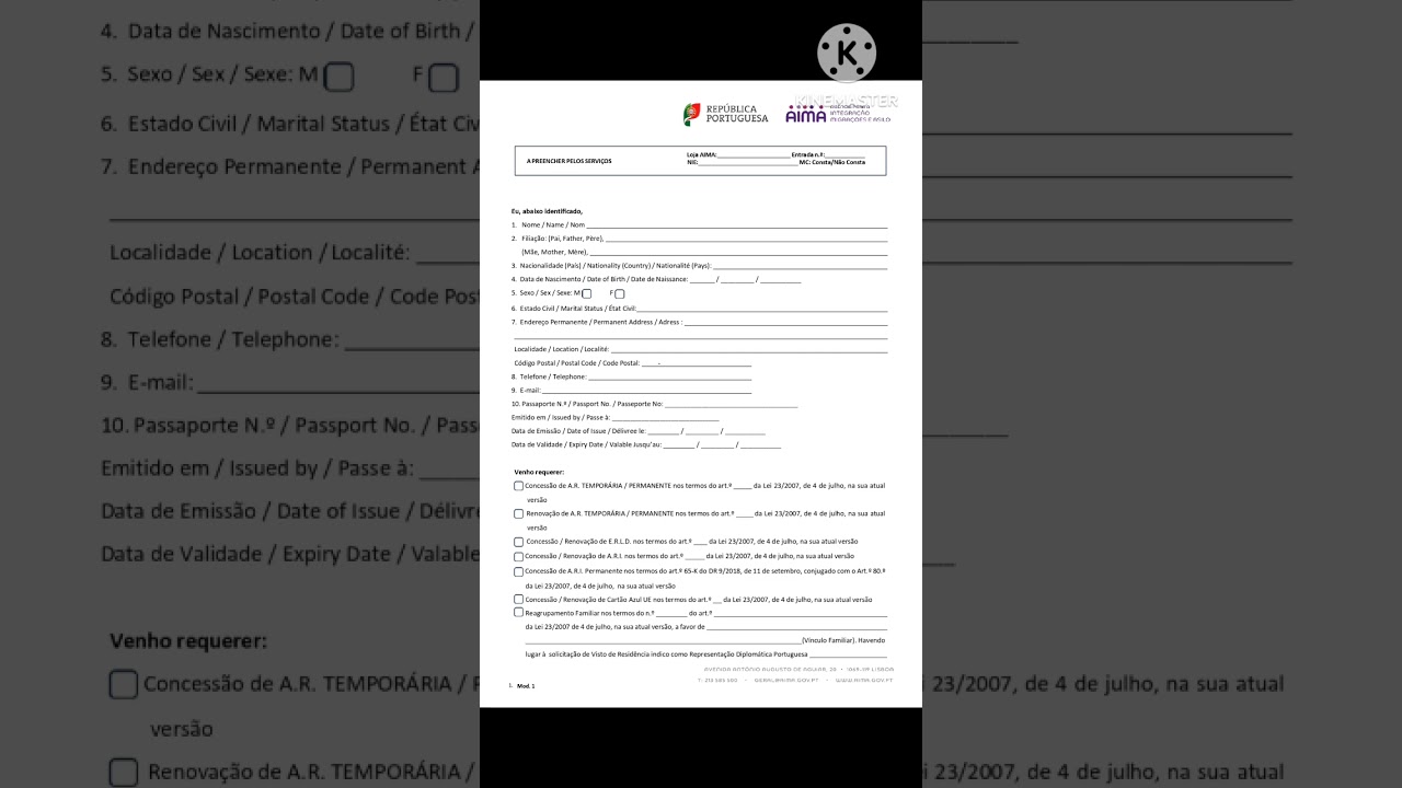 How to fill AMIA Initial Requirement Modelo-1 Form.
