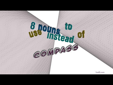 compass - 11 nouns similar to compass (sentence examples)