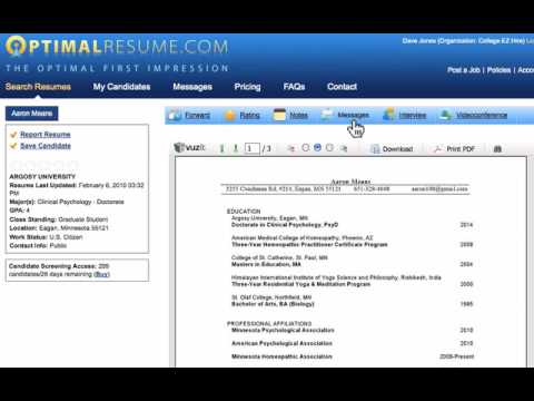 Candidate Screening Access