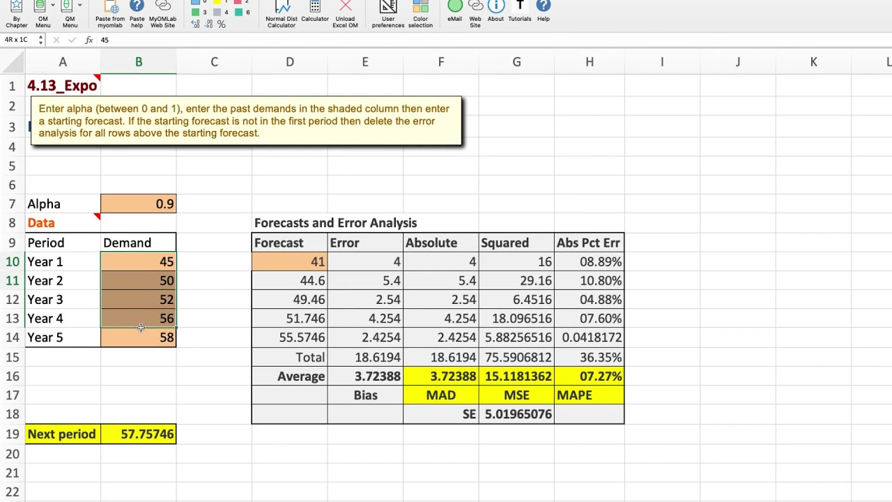 Time Series Forecasting & Error Analysis II