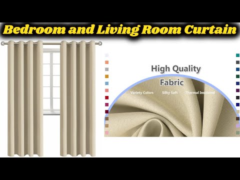 BGment Blackout Curtains - Grommet Thermal Insulated Room Darkening Bedroom and Living Room Curtain