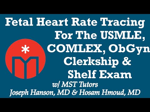 Fetal Heart Rate Tracing for the USMLE, COMLEX, ObGyn Clerkship and Shelf Exam