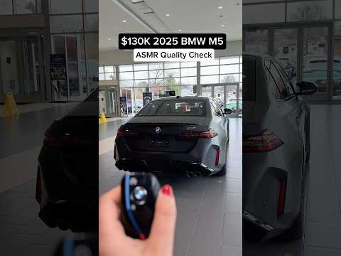 ASMR QUALITY CHECK 2025 NEW BMW M5 #bmw #shorts