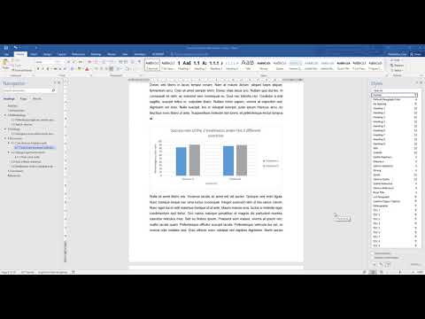 Formatting Caption style and inserting captions below figures and above tables in a dissertation