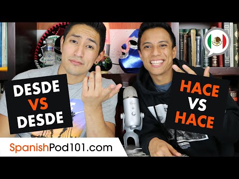 Desde vs desde hace vs hace: What's the difference? - Basic Grammar
