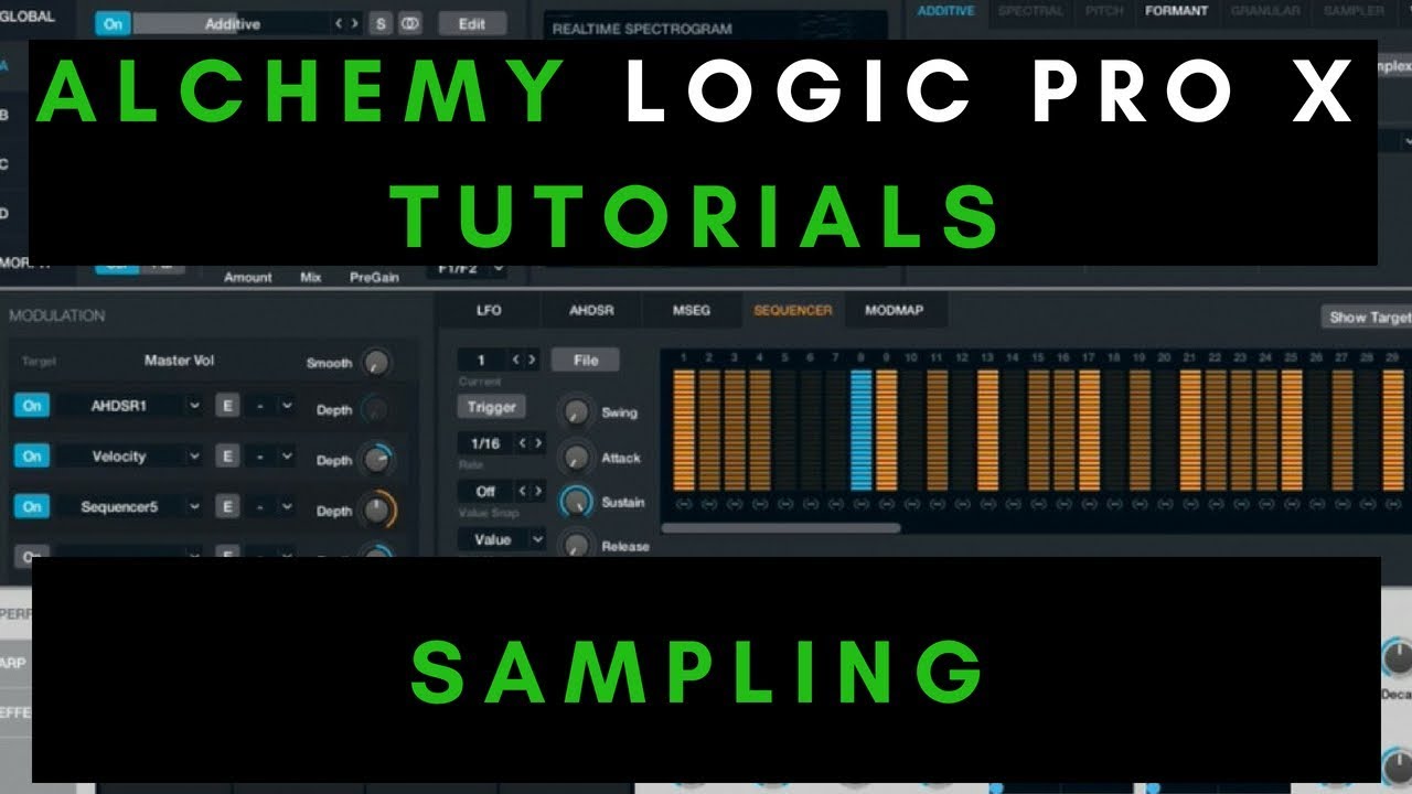 Alchemy Logic Pro X Tutorials - Alchemy Sampling