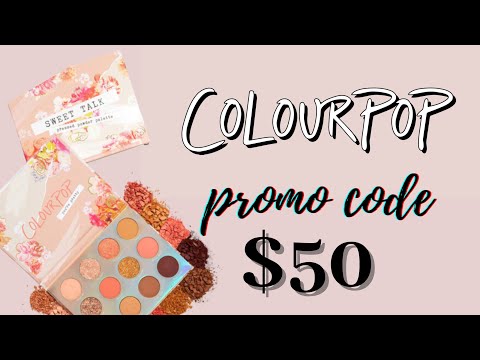 NEW COLOURPOP Promo Code in 2023 π SAVE $50 COLOURPOP Discount Code & Voucher Works! π