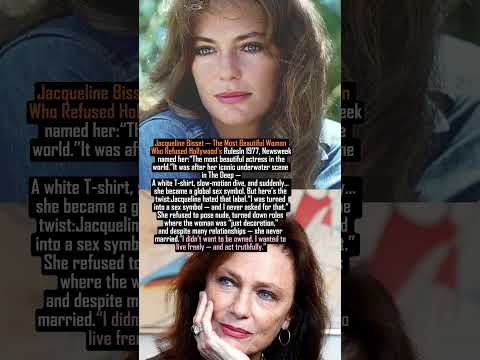 Jacqueline Bisset — The Most Beautiful Woman Who Refused Hollywood’s #facts#history #new