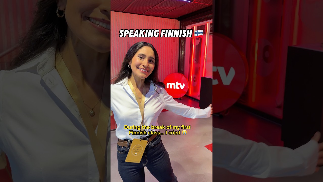 Speaking Finnish🇫🇮: My first interview in Finnish television 📺🥹#finland #suomi