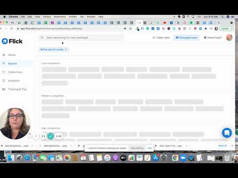 HOW TO USE FLICK For hashtag research