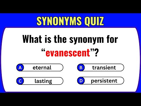 Synonyms Quiz:Can you score 30/30 in this test? #quiz #challenge 7 #english #englishquizmatrix