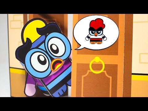 Chuck Chicken Paper Toy Series Episode 4 - Escape from the Island
