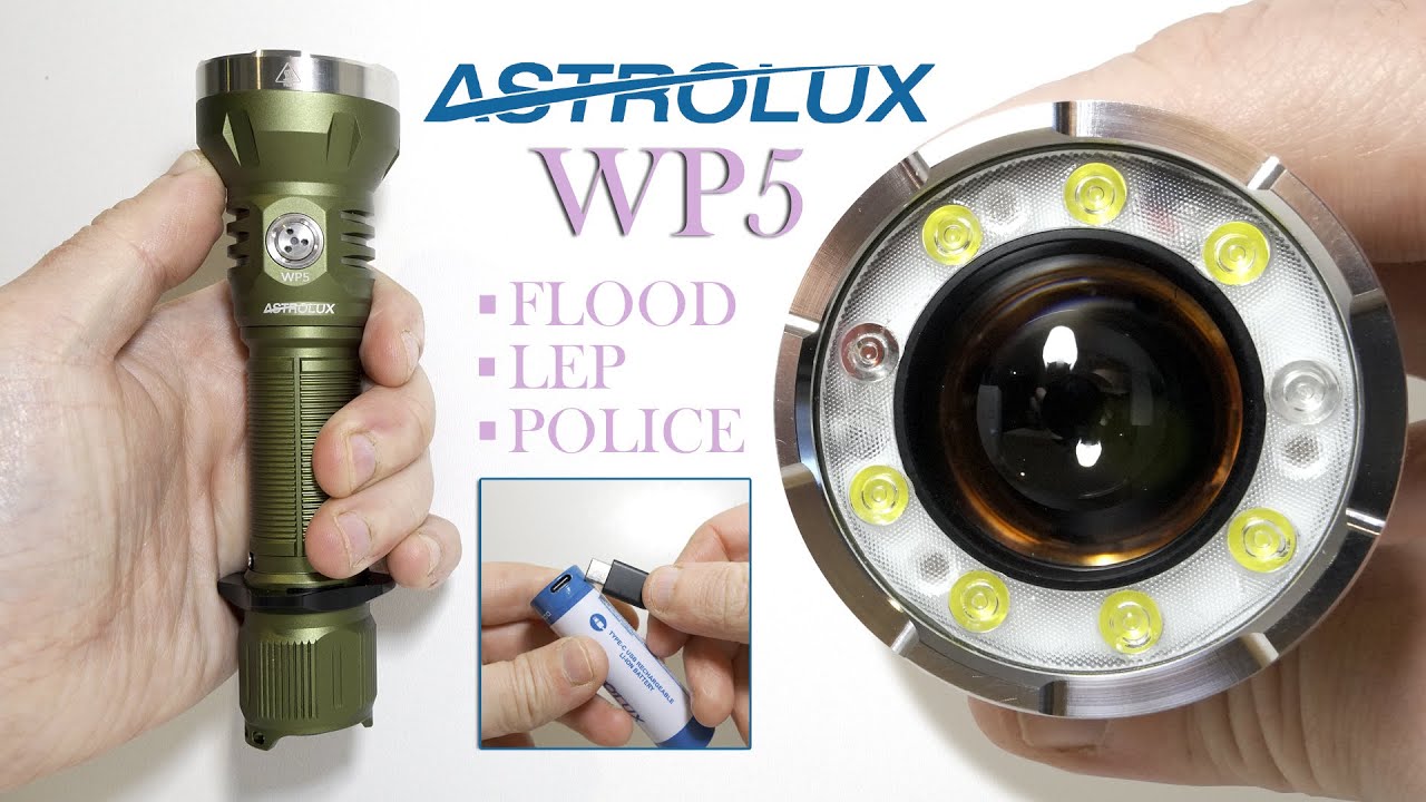 [Review] ASTROLUX WP5, LEP + Flashlight + Lantern + Rozzer lights in 1 ...