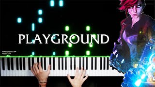 Arcane - (League of Legends Arcane Series) | Bea Miller - Playground | Piano by chillOwlPiano by ...