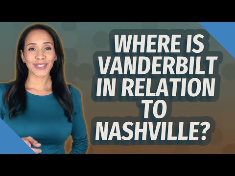 Where is Vanderbilt in relation to Nashville?