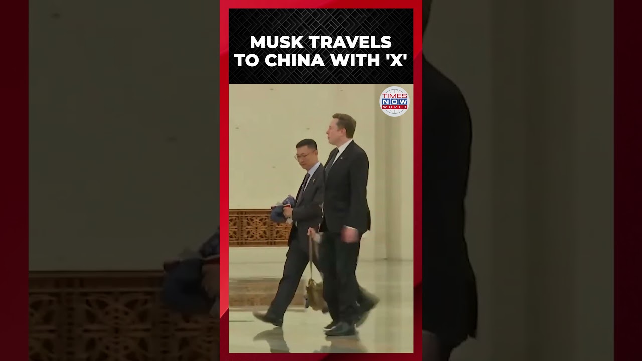 Elon Musk Joins Trump’s China Delegation With Son X In Beijing | Times Now World