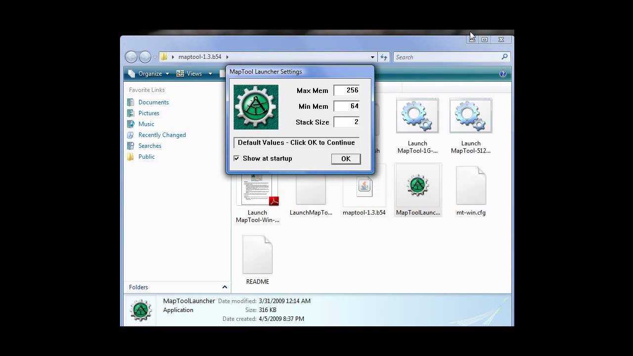 MapTool Tutorial: Starting MapTool
