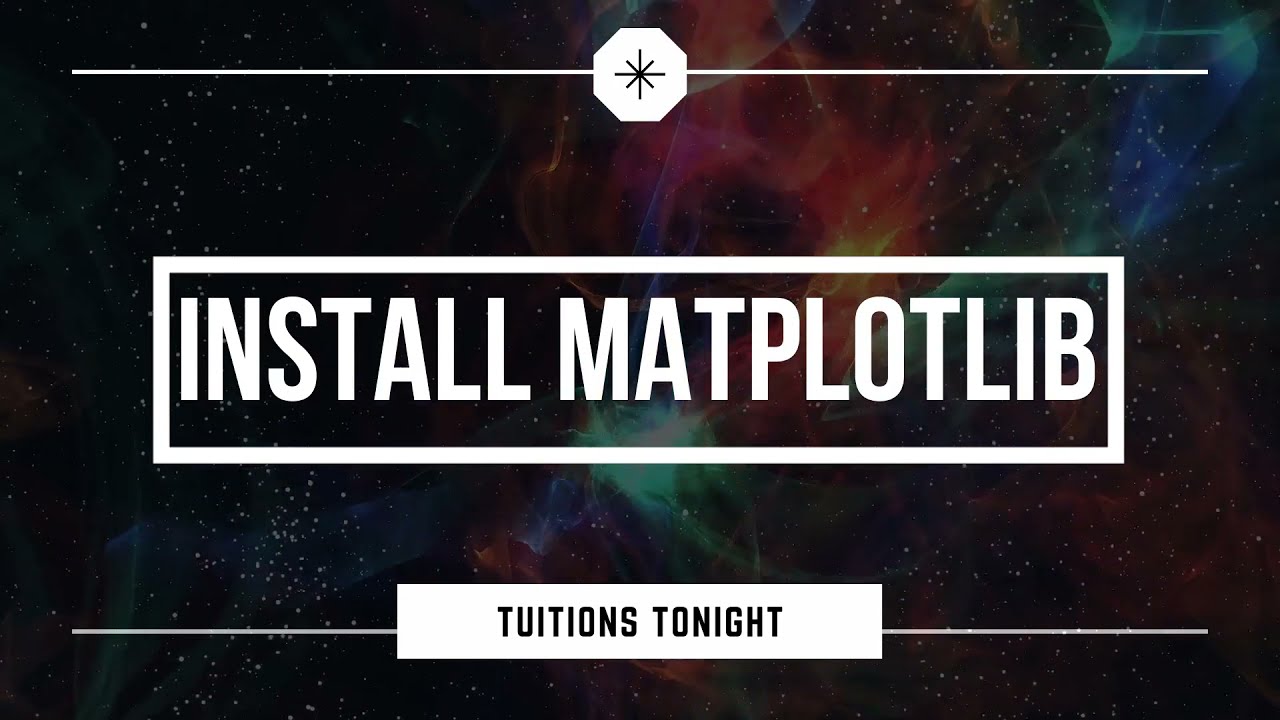 How to install MATPLOTLIB Library in Python IDLE