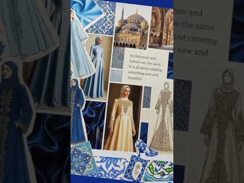 moodboard #bluemosque#moodboard#fashion#dress#blue