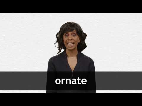 How to pronounce ORNATE in American English