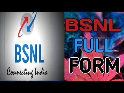 BSNL Full Form ll full form of BSNL ll BSNL ka matlab ll important full form ll BSNL meaning