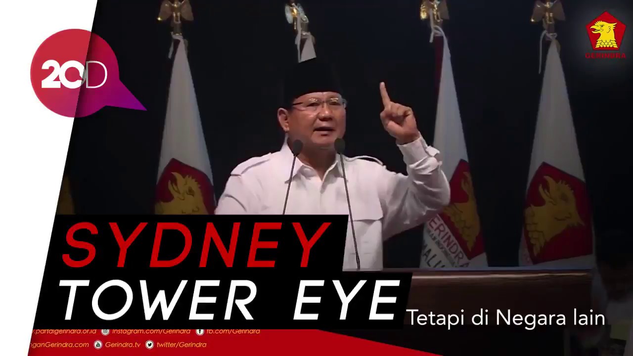 Menyimak Pidato Prabowo soal Indonesia Bubar