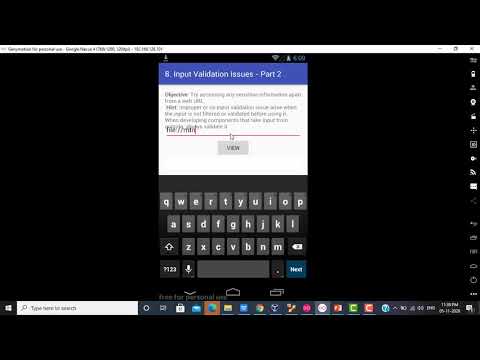 [ Video 31] Input Validation and Data Sanitization Web View- Damn insecure and vulnerable App (DIVA)
