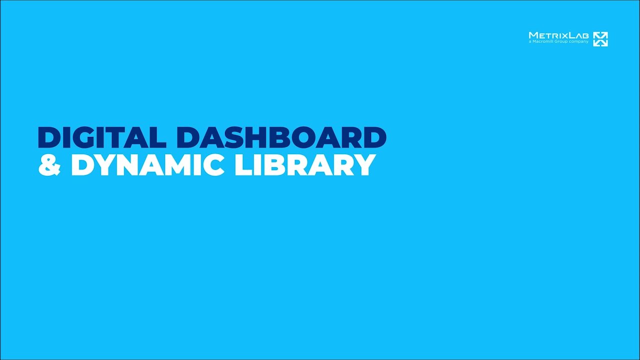 A tour of our pre-testing digital dashboard and dynamic library