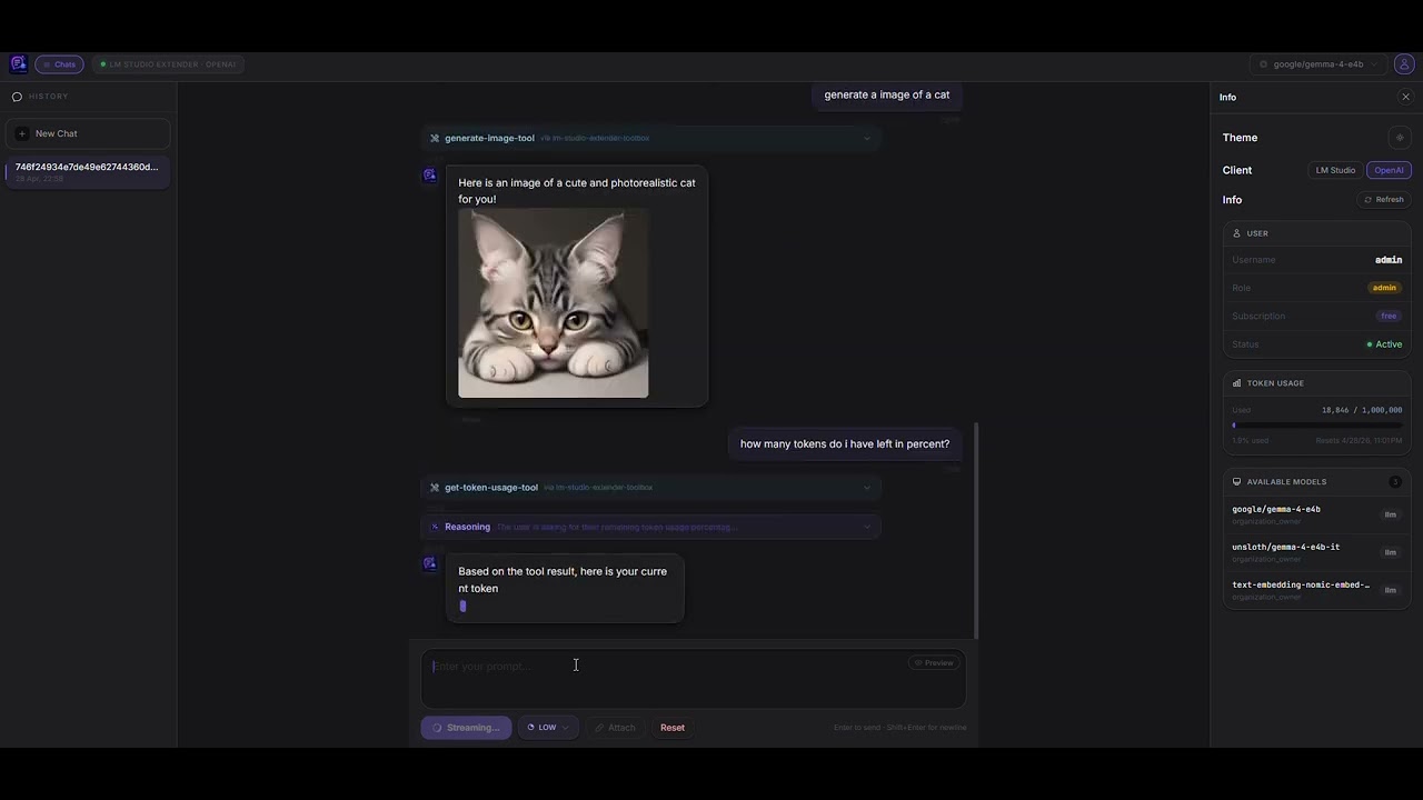 LM Studio Extender Preview