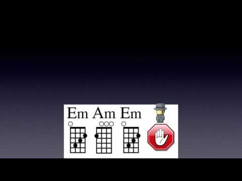 Secret Agent Man - Uke Chord Guide