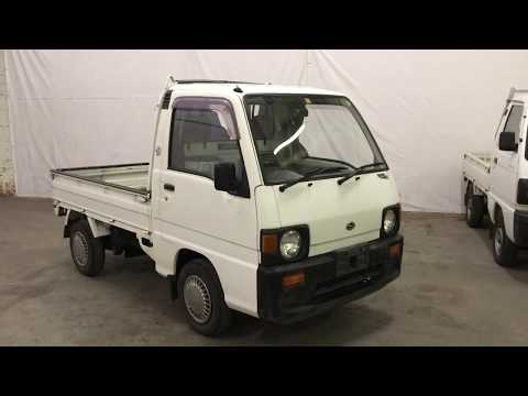 1991 Subaru Sambar Mini Truck For Sale 4WD Japanese Minitruck in US.