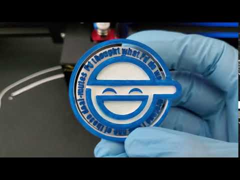 Download free STL file GITS Laughing Man Spinner • Design to 3D print ...