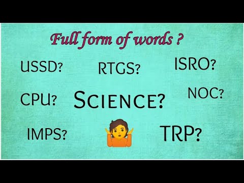 Full form of words/simple abbreviations of words/general knowledge question and answer/gk in english