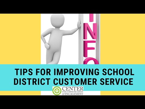 Tips on Improving Customer Service in School Districts