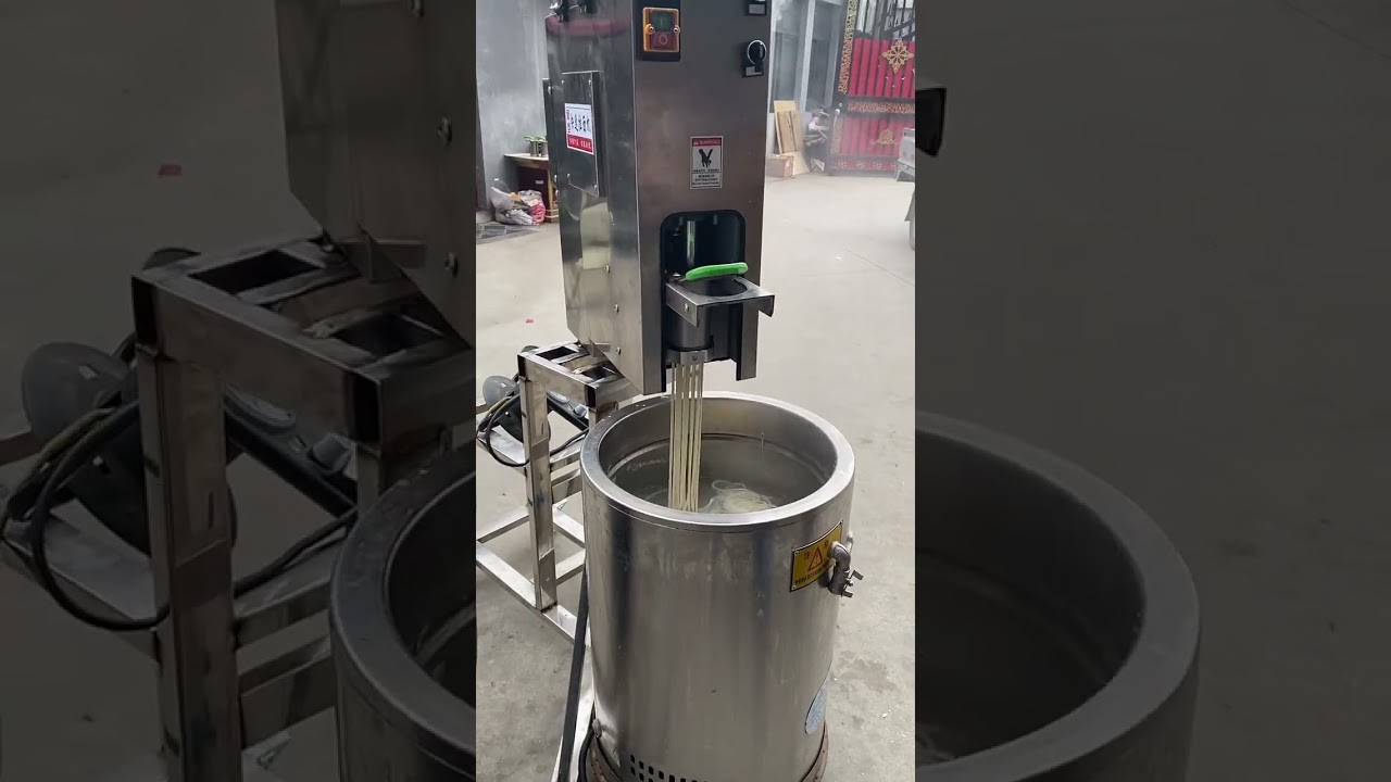 The fast ramen machine is easy to operate with one-button start Fast 😱😱😱😱