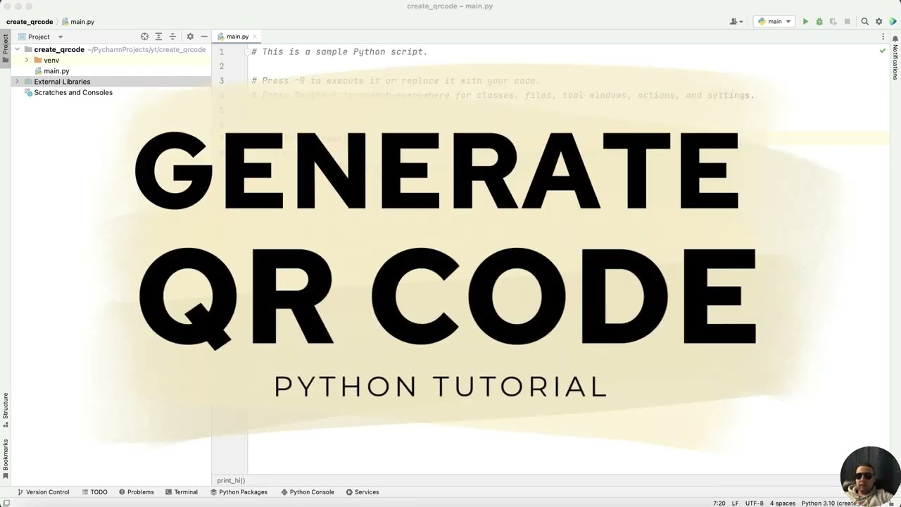 Generate QR Code With Python In 3 lines