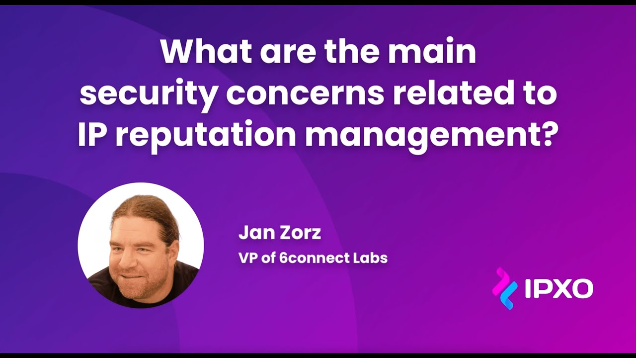 What are the main security concerns related to IP reputation management?