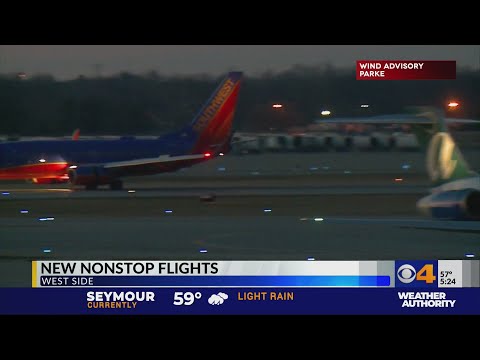 New nonstop flights added to Indy airport