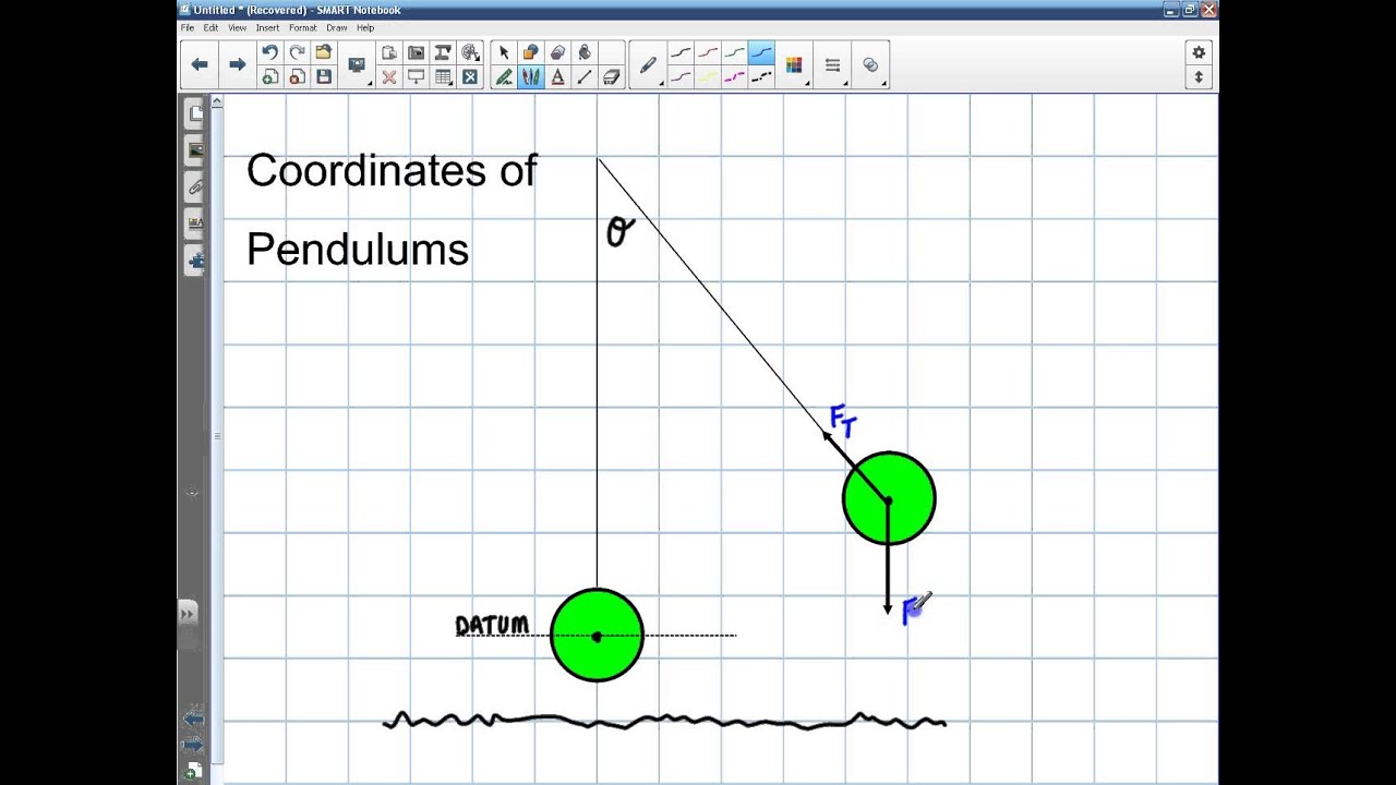 Physics: Defining Coordinates and Components of a Simple Pendulum