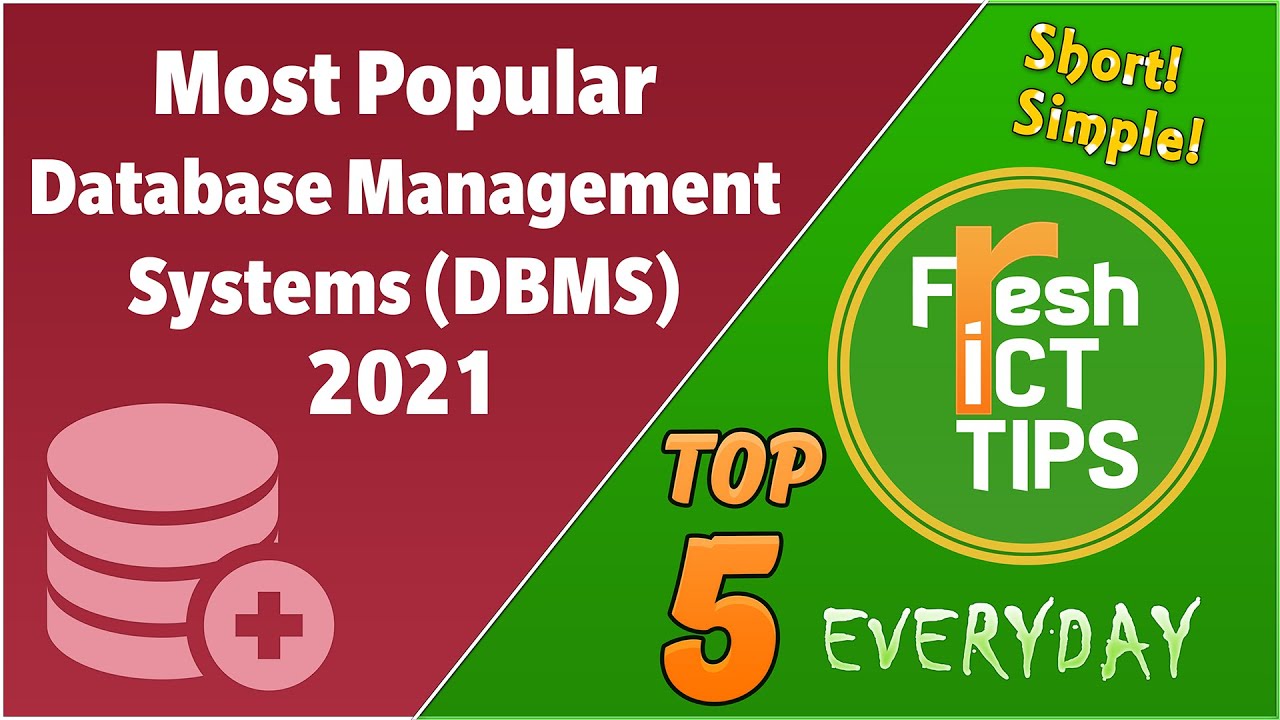 Top 5 Best Database Management (DBMS) Software 2021