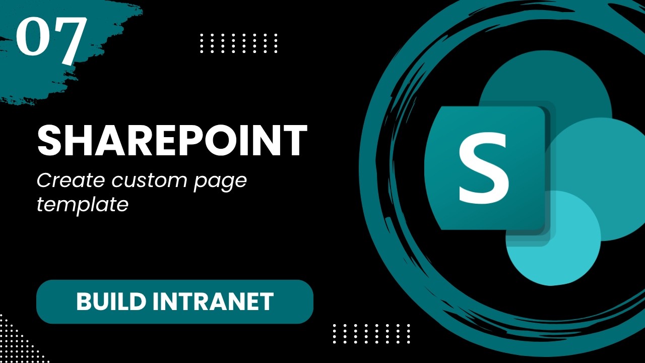 SP Modern #7 - Create custom page template