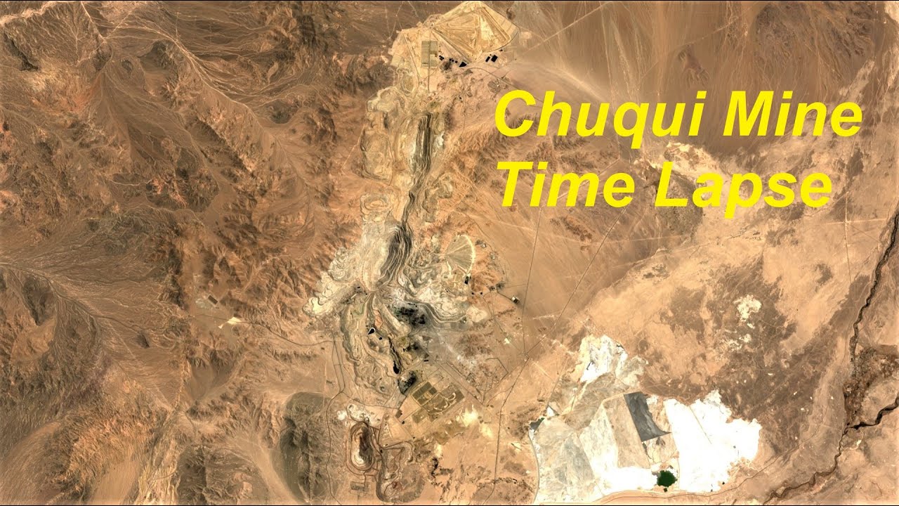 Chuquicamata Mine Time Lapse