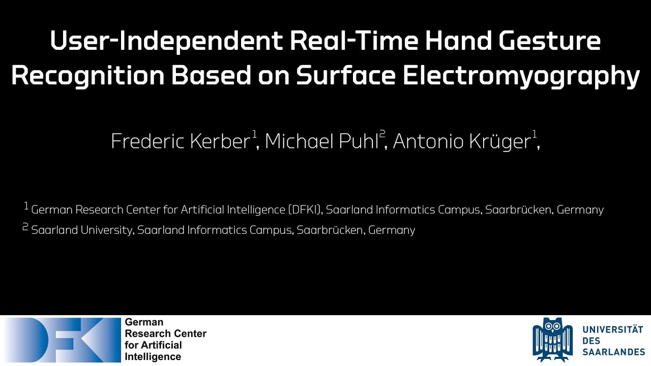 User Independent Real Time Hand Gesture Recognition Based on Surface Electromyography
