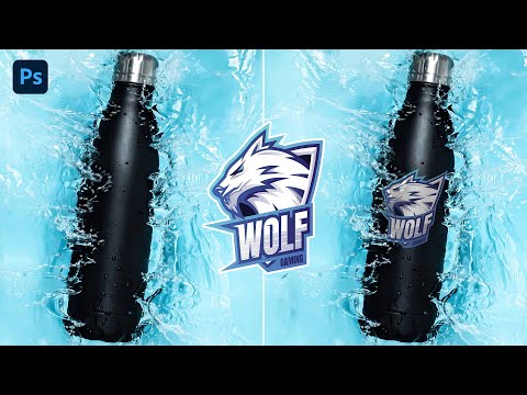 Easy Logo Placement on Bottles in Photoshop