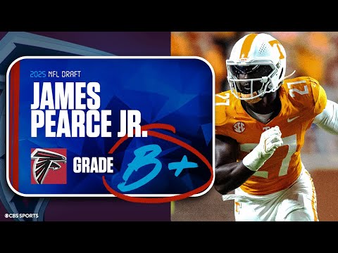 2025 NFL Draft Grades: Falcons receive 'B+' for selecting EDGE James Pearce Jr. at No. 26 overall