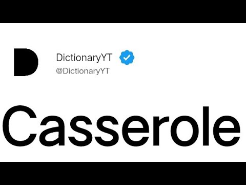 Casserole Meaning in English