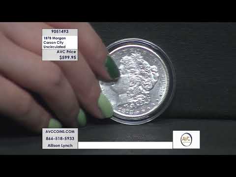 1878 Morgan Dollar - Carson City - Uncirculated