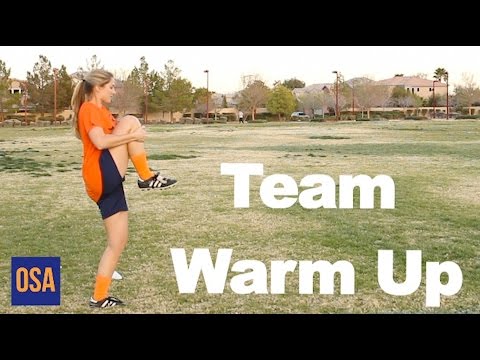 How to Do a D1 College Soccer Team Warm Up