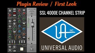 Universal Audio SSL 4000 E Channel Strip - What To Know & Where To Buy ...