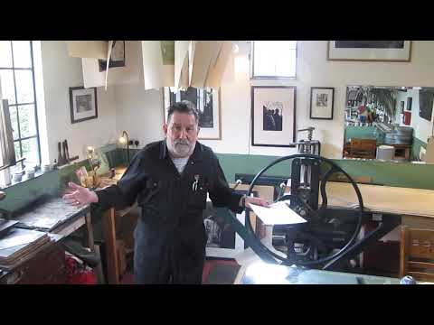 Printmaking with Chris Pig. Get a grip!